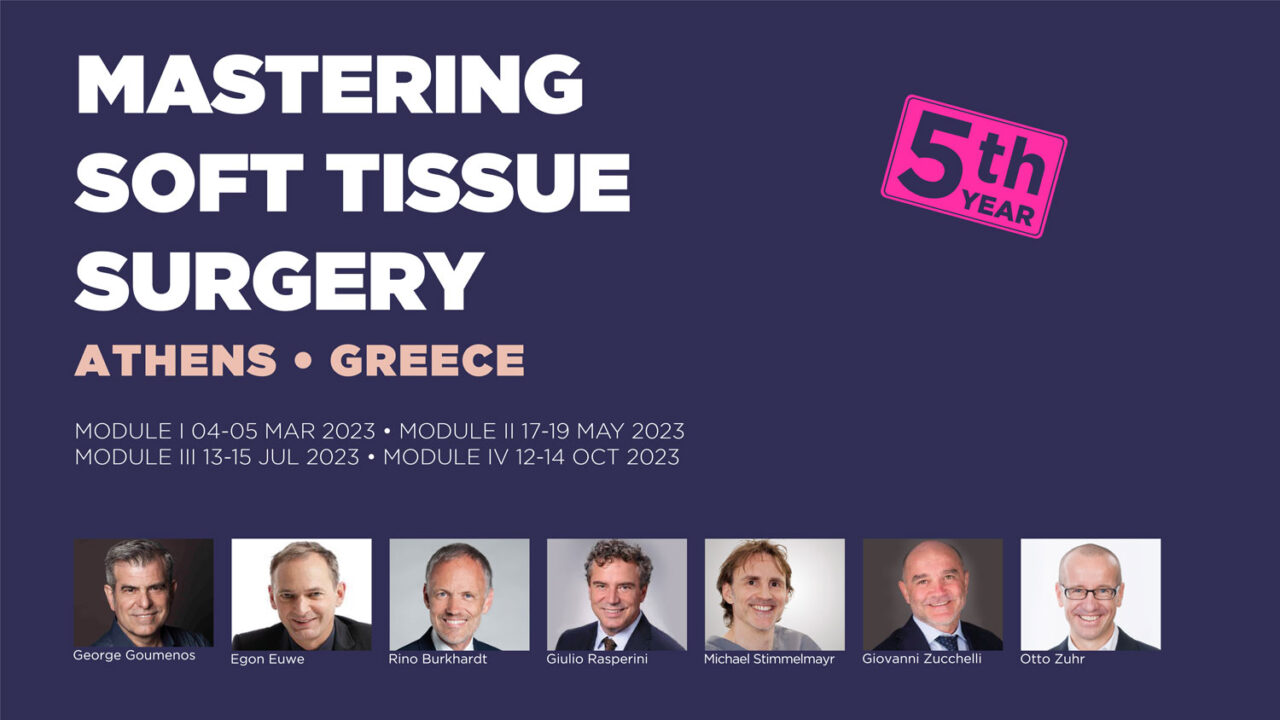 Σεμινάρια (Αρχείο) 12/10/2023 - Mastering Soft Tissue Surgery, 2023 ...